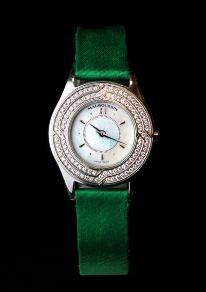 Mauboussin Ladies 18ct Gold and Diamond 26mm Quartz Watch – Jewellery ...